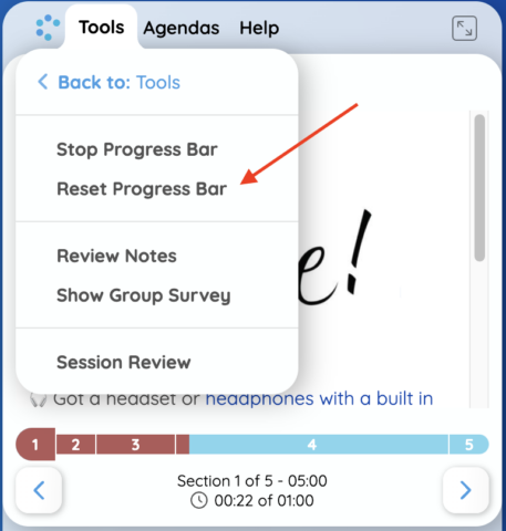Reset Your Progress Bar - Circl.es