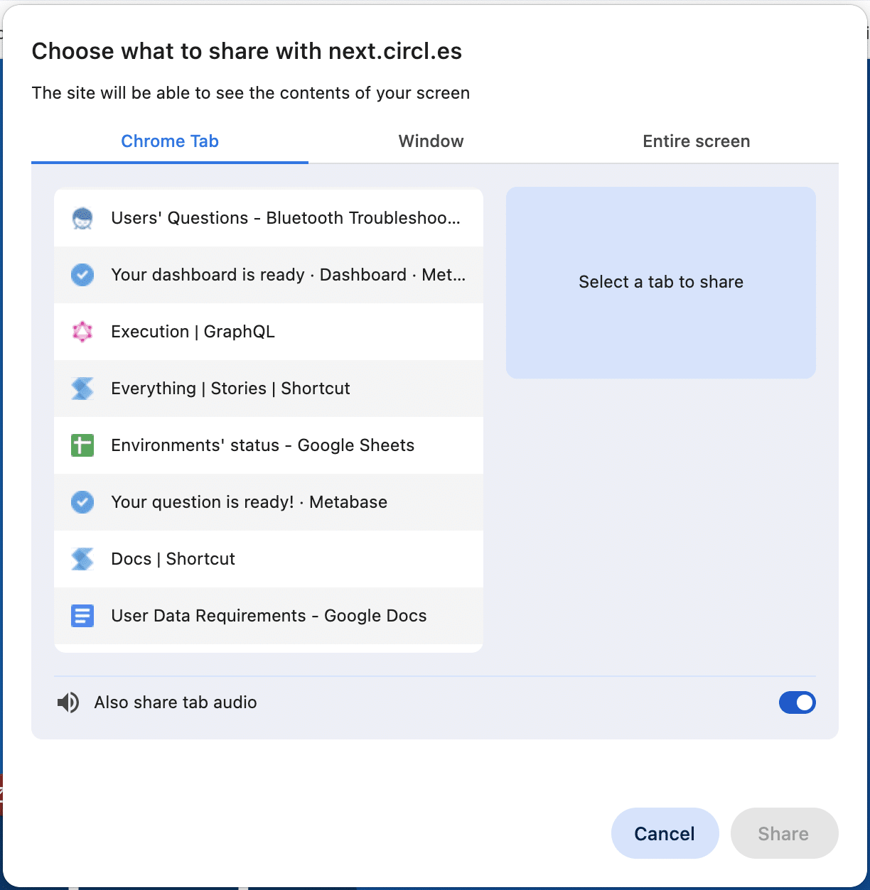 How to Share Your Screen - Circl.es
