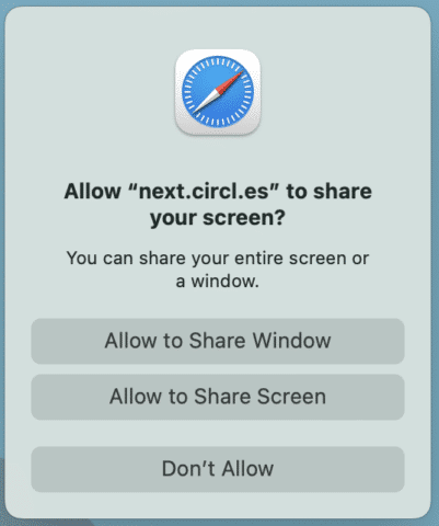 How to Share Your Screen - Circl.es
